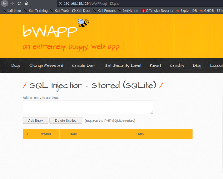 #33 Уязвимость A1. SQL Injection - Stored (SQLite). - Этичный хакинг с Михаилом Тарасовым (Timcore)