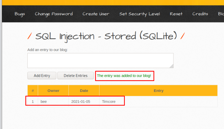 #33 Уязвимость A1. SQL Injection - Stored (SQLite). ~ Этичный хакинг с Михаилом Тарасовым (Timcore)